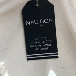 Nautica | Dining | Nautica Scalloped Melamine Dinner Plates Flower ...